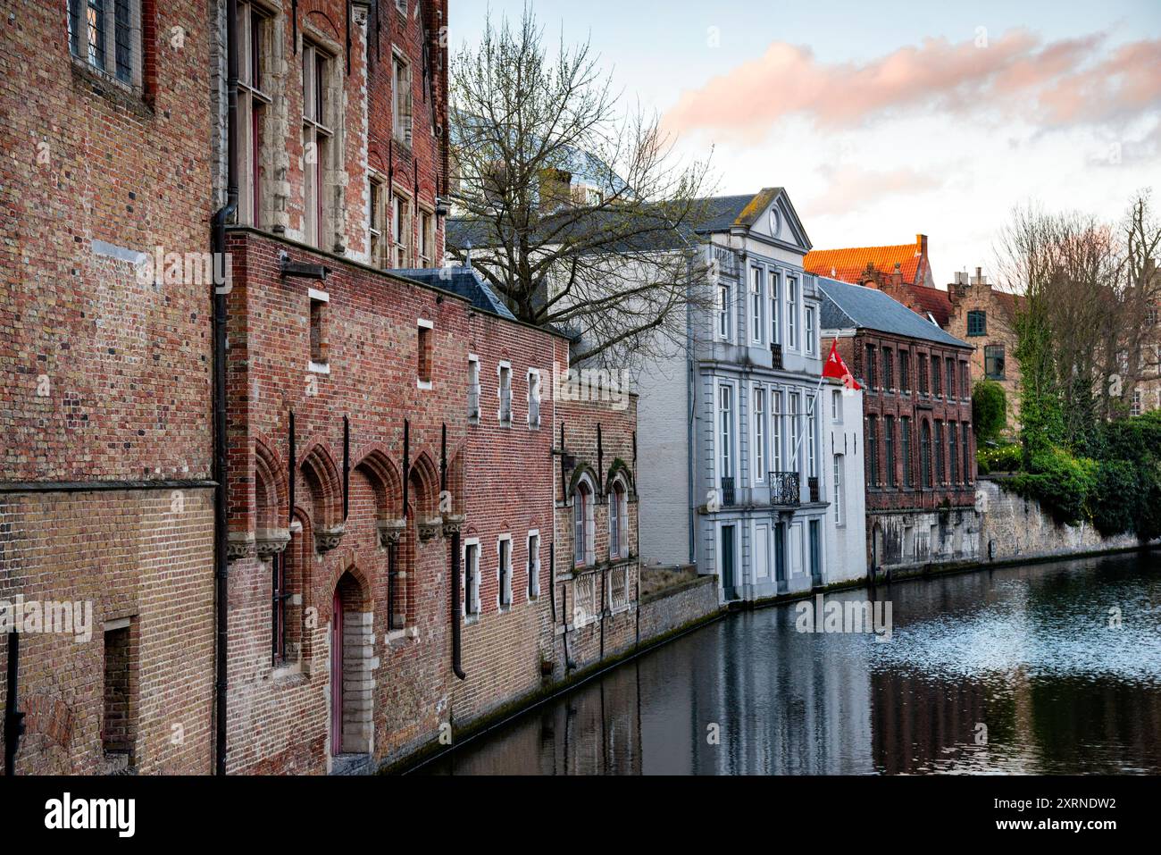 Gothic and Neoclassical architecture in Bruges, Belgium Stock Photo - Alamy