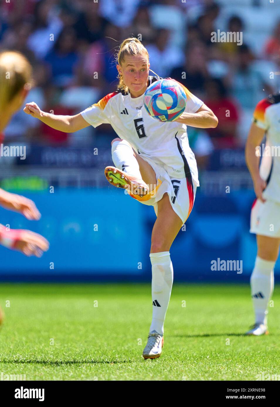 Janina Minge, DFB Frauen 6 at the women Olympic Bronze Medal match GERMANY, Spain. , . in Lyon ...