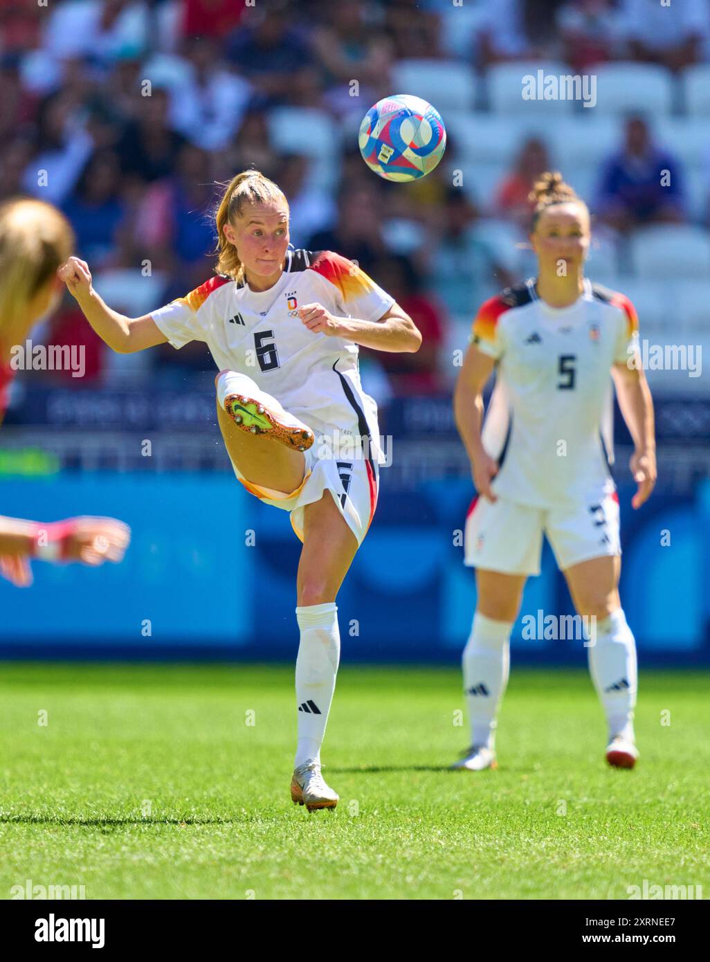 Janina Minge, DFB Frauen 6 at the women Olympic Bronze Medal match GERMANY, Spain. , . in Lyon ...