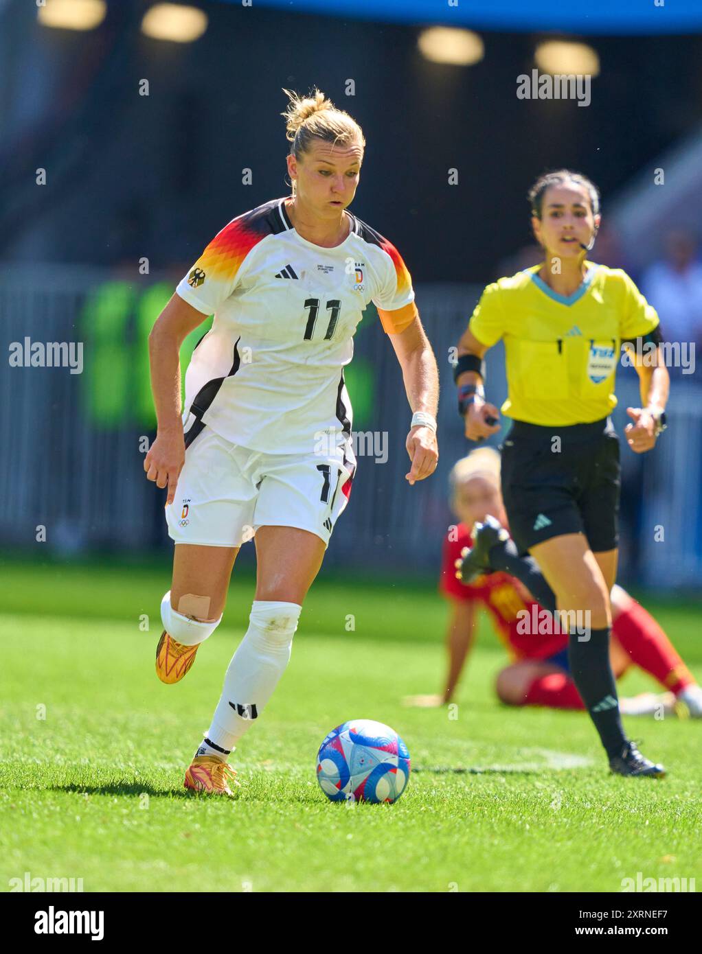 Alexandra Popp, DFB Frauen 11 at the women Olympic Bronze Medal match ...