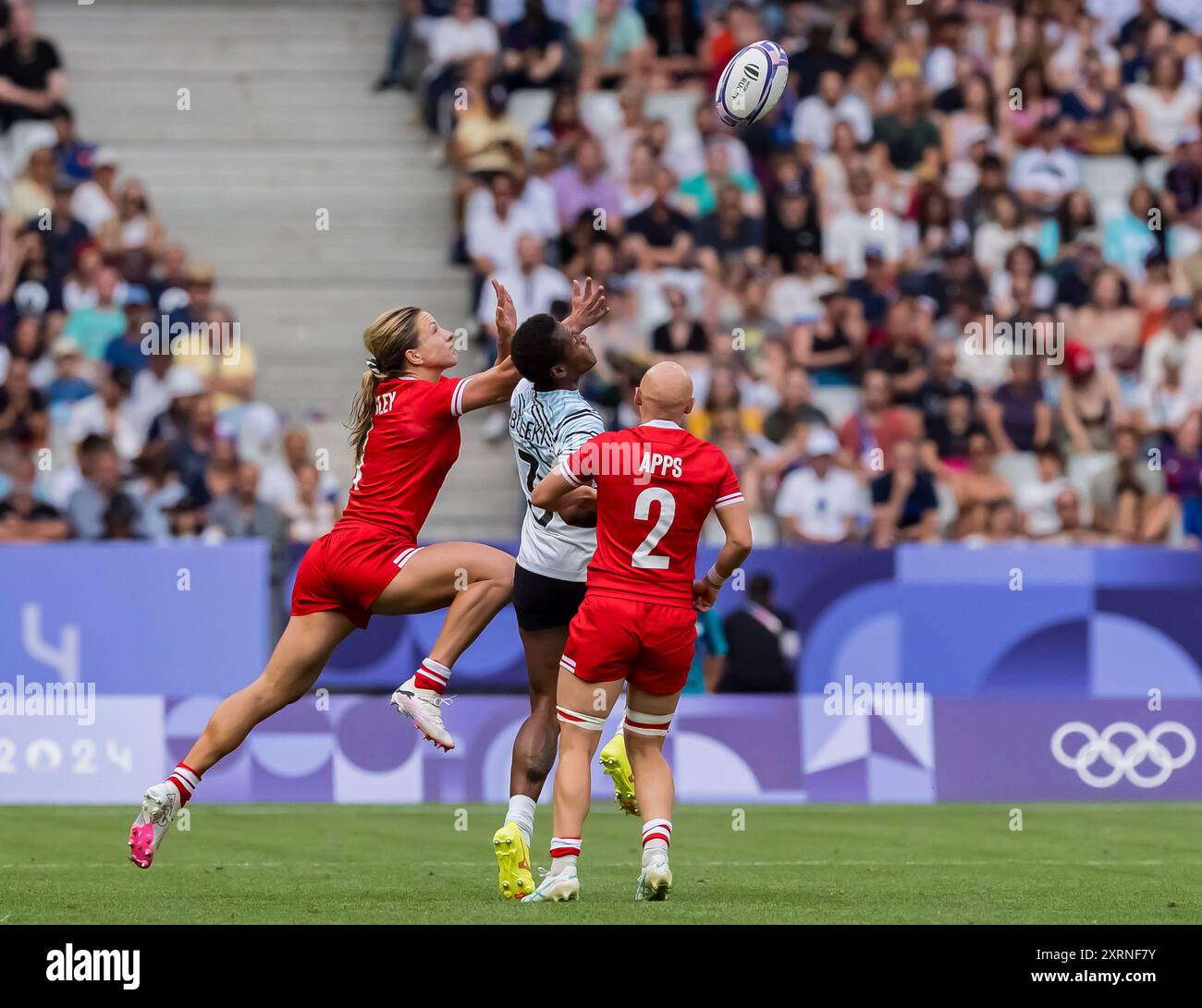 Paris, Ile de France, France. 28th July, 2024. Canada forward CAROLINE ...