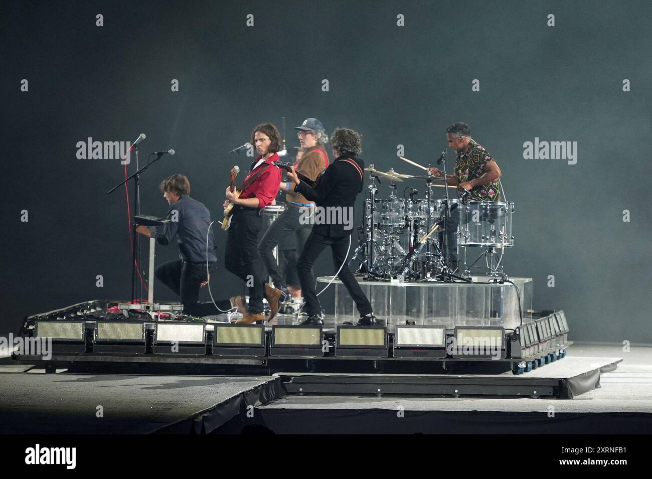 Phoenix perform during the closing ceremony of the 2024 Paris Olympic ...