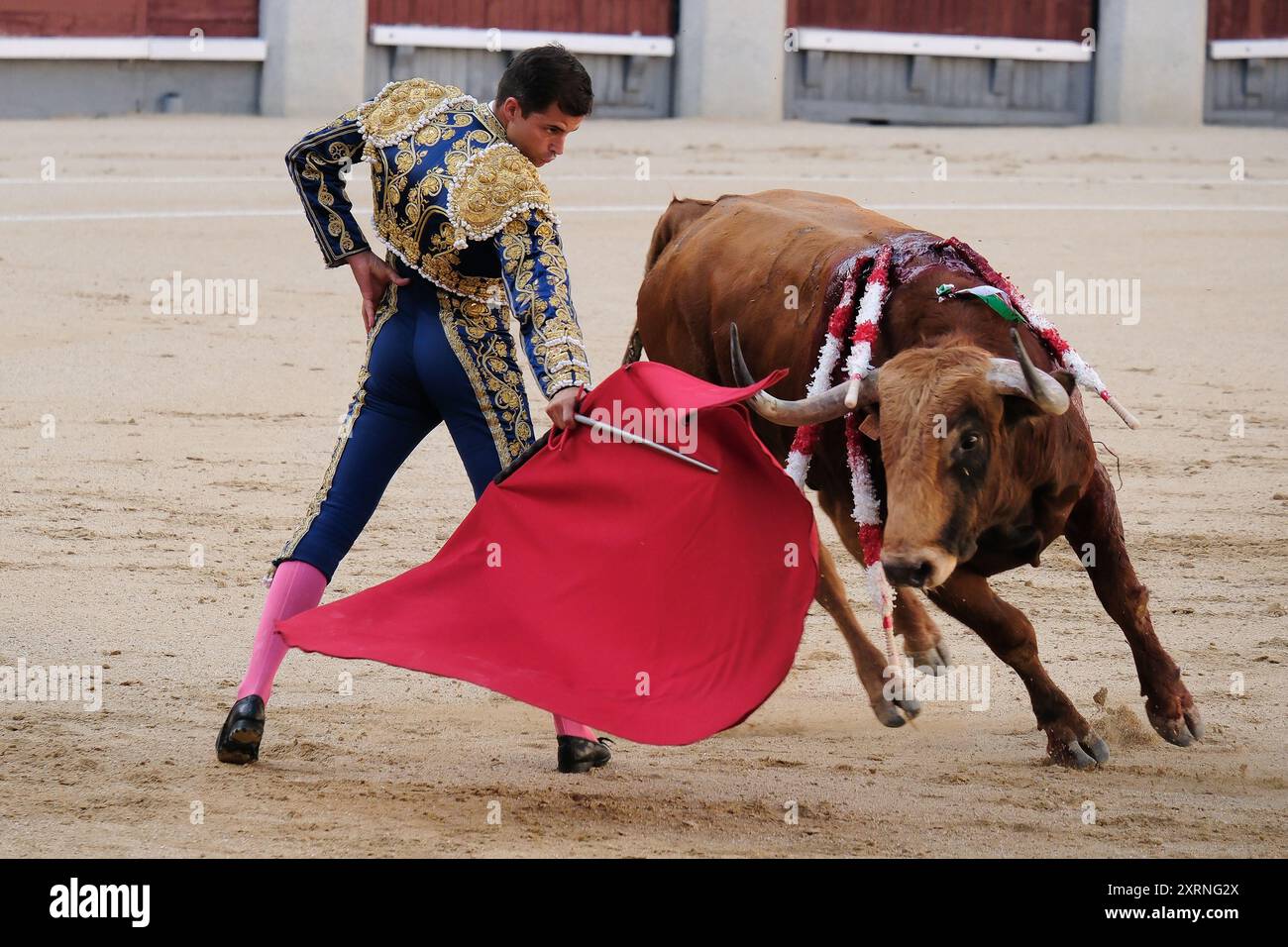 Bullfighter Rafael Reyes during the bullfight of Corrida de Toros in ...