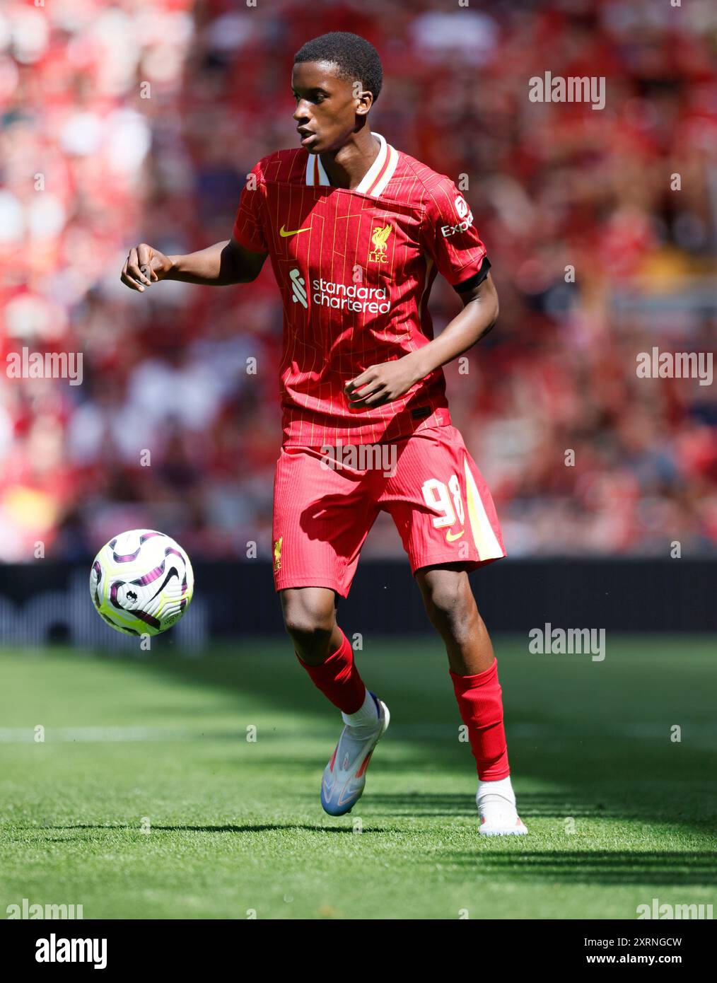 Liverpool's Trey Nyoni during the pre-season friendly match at Anfield ...