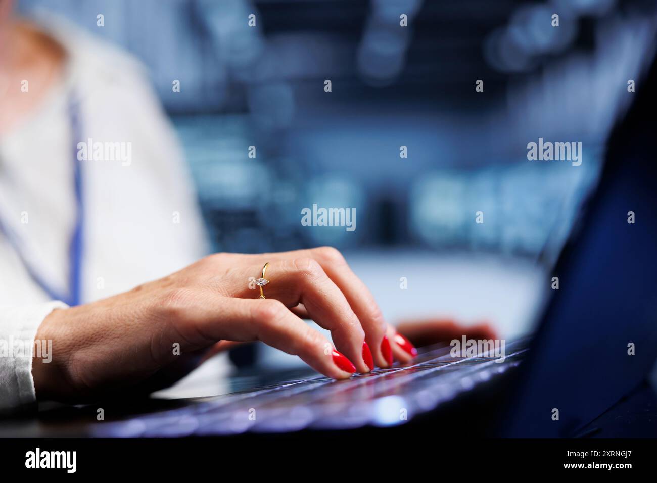 Laptop safety against hacker intrusion hi-res stock photography and ...