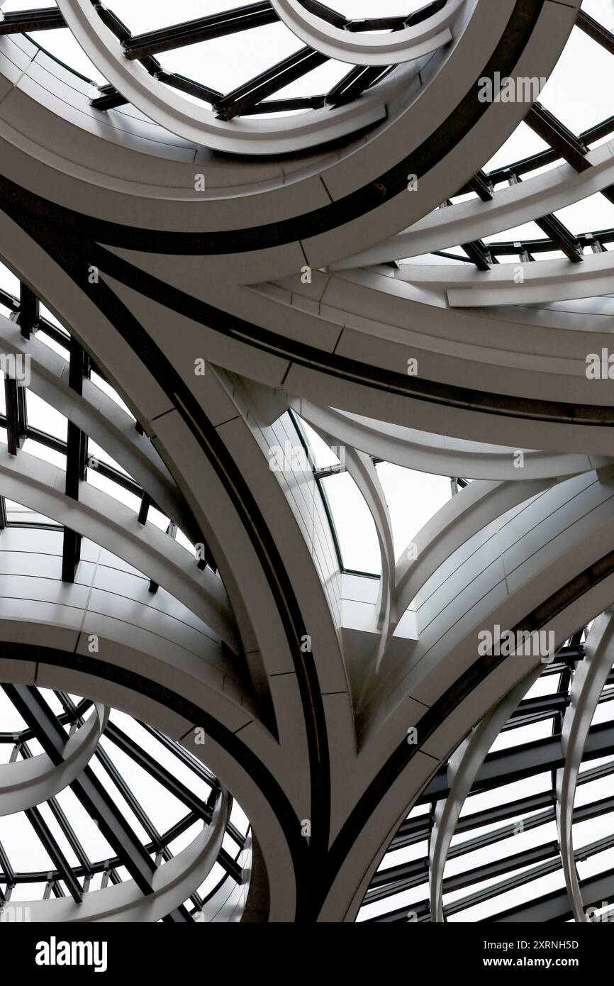 A structure made up of many curves Stock Photo - Alamy