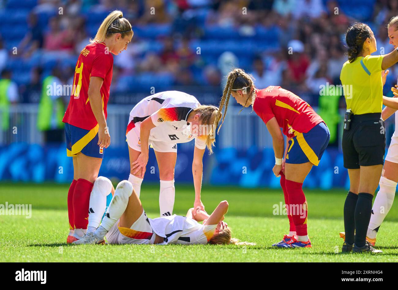 Giulia Gwinn, DFB Frauen 15 Janina Minge, DFB Frauen 6 Alexia Putellas, Spain 11 at the women ...
