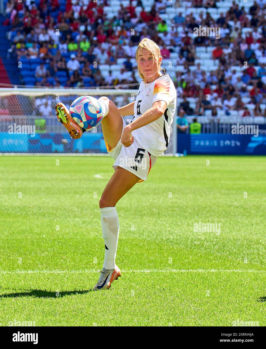 Janina Minge, DFB Frauen 6 at the women Olympic Bronze Medal match GERMANY, Spain. , . in Lyon ...