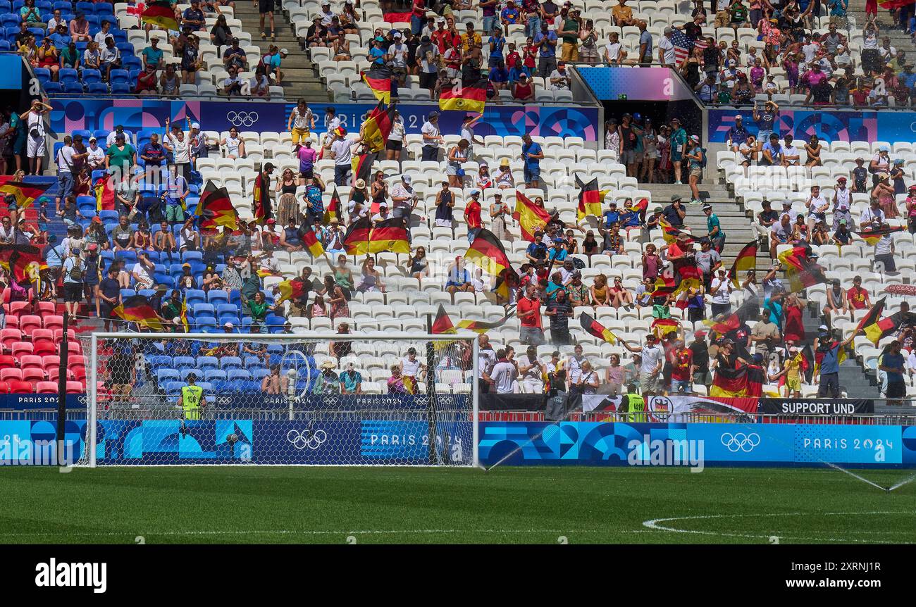 DFB fans at the women Olympic Bronze Medal match GERMANY - SPAIN 1-0 at ...
