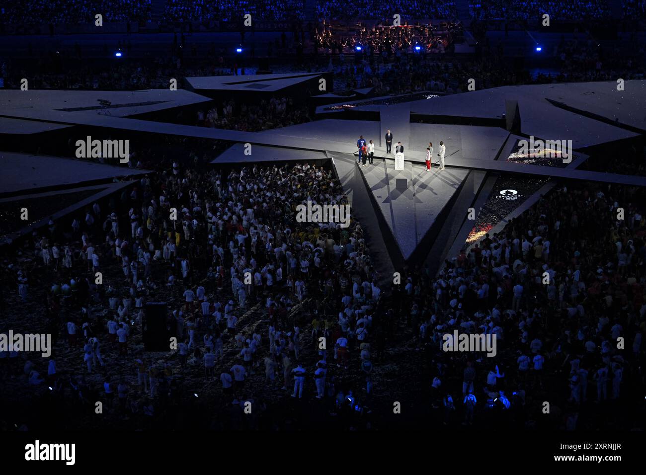 Paris, France. 11th Aug, 2024. President of the Paris 2024 Olympics and ...