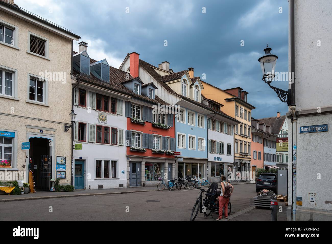 Winterthur, Switzerland - July 1, 2024: Old town of Winterthur ...