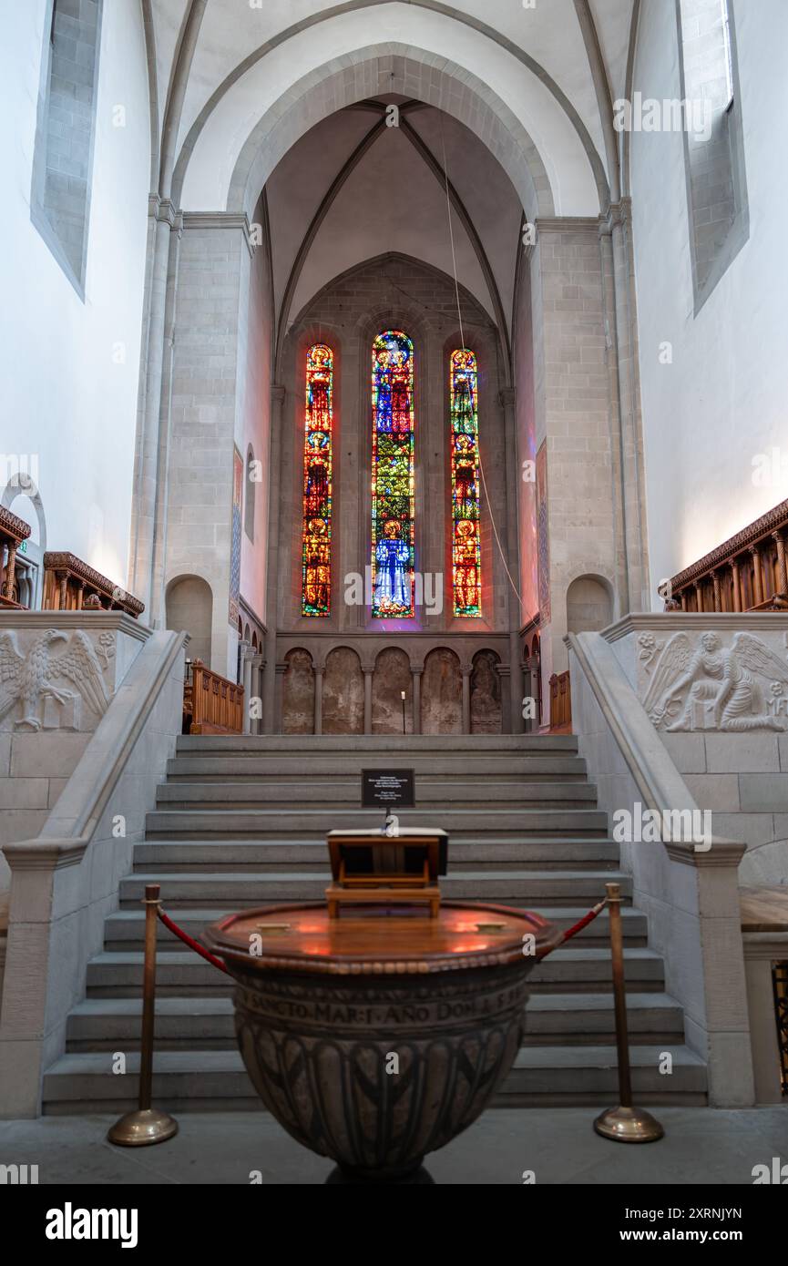 Zurich, Switzerland - July 1, 2024: Majestic historic reformed church ...