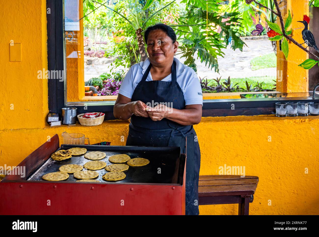 Guatemalan woman with corn hi-res stock photography and images - Alamy