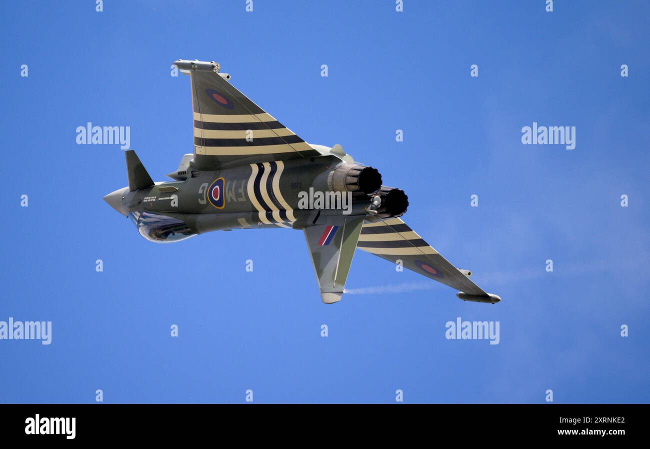 Royal Air Force Typhoon Display Team in action at the Royal ...