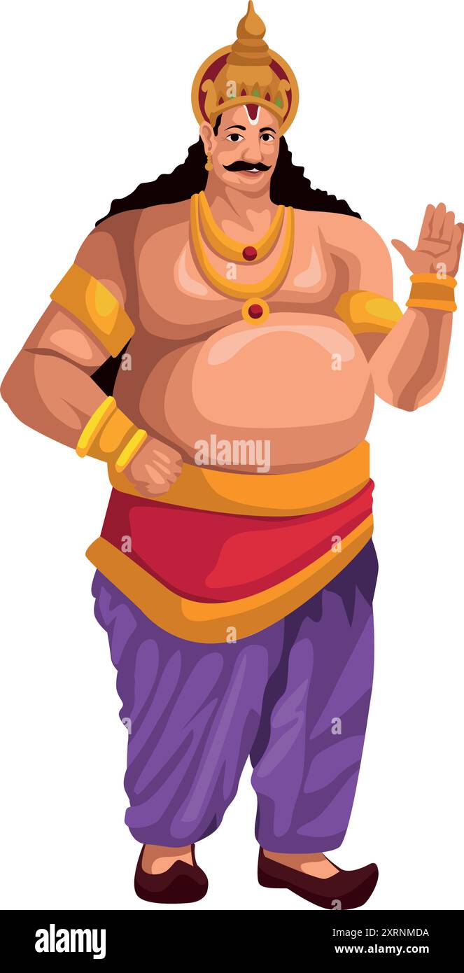 mahabali kerala old king Stock Vector Image & Art - Alamy