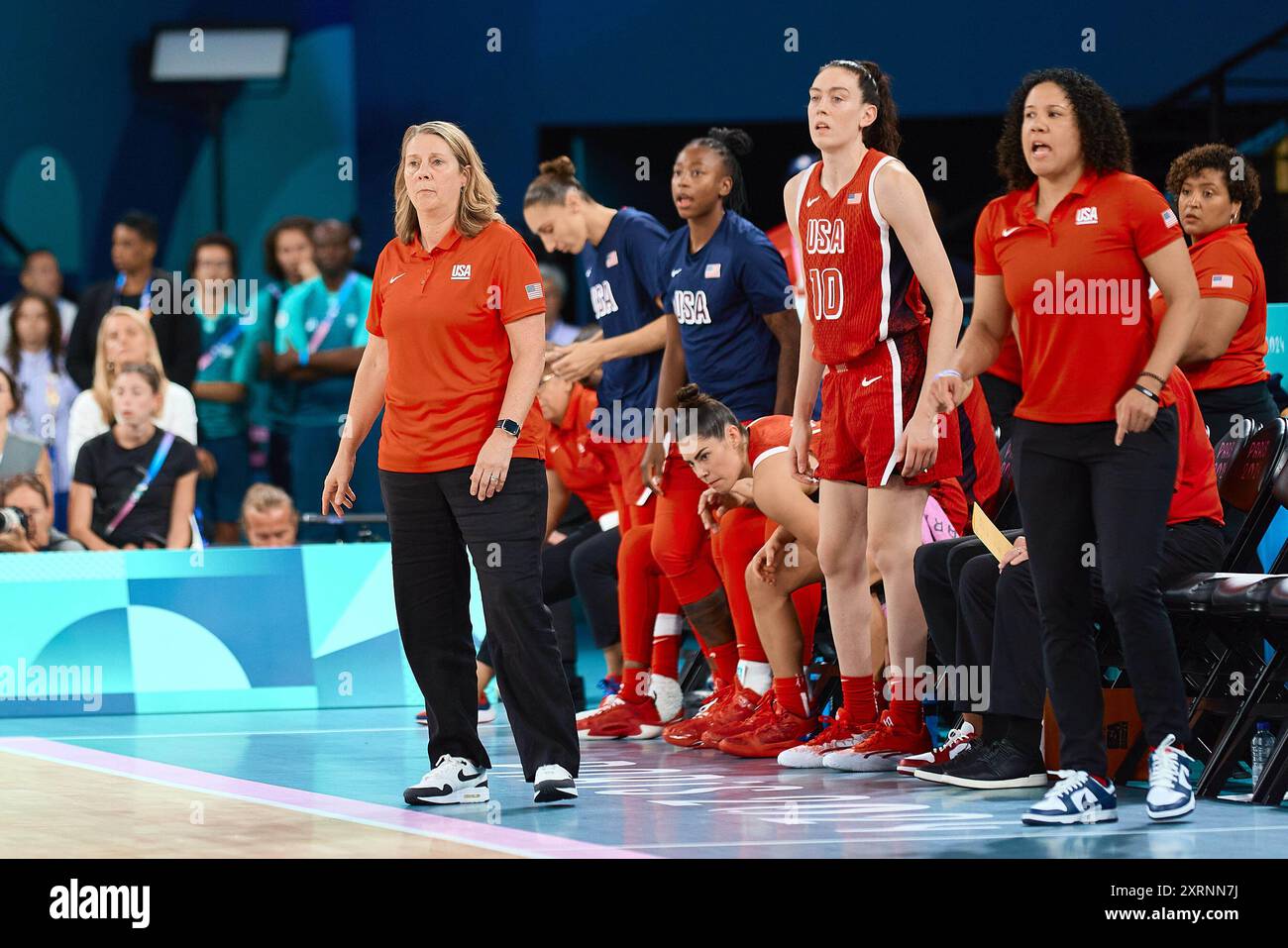 Cheryl Reeve (C) of USA, Basketball, Women's Gold Medal Game between ...