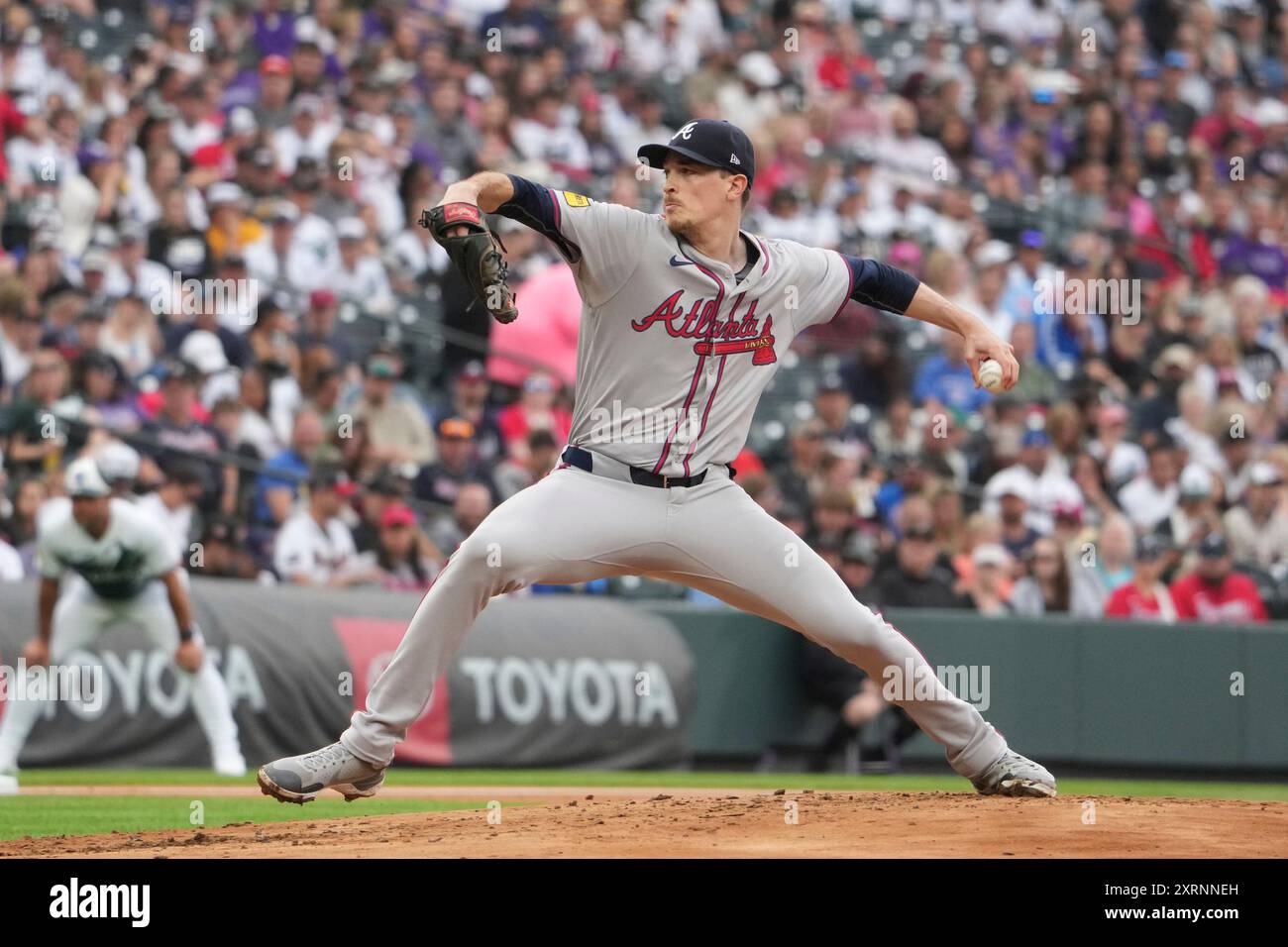August 10 2024: Colorado pitcher Dakota Hudson (32) throws the pitch ...