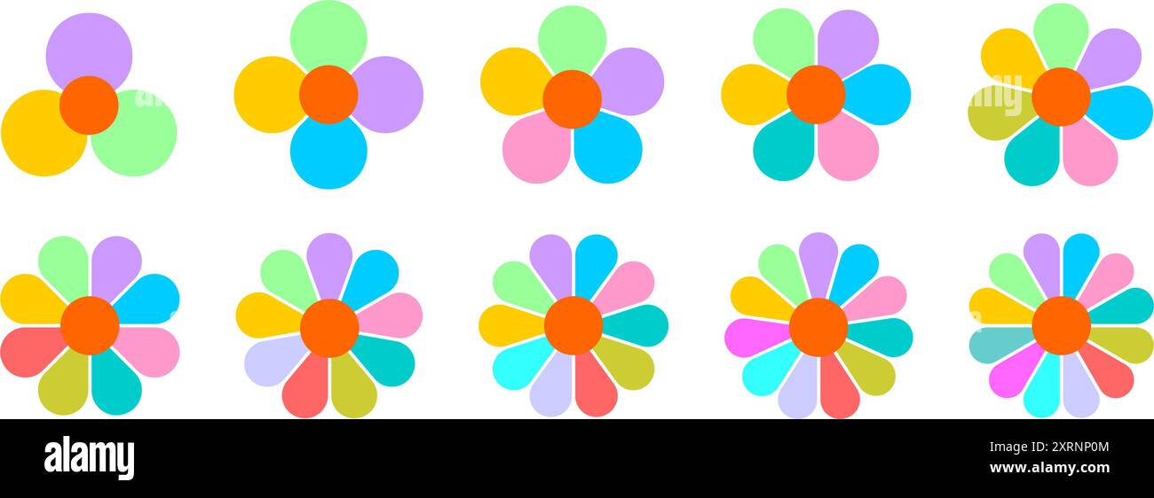 Floral diagrams hi-res stock photography and images - Alamy