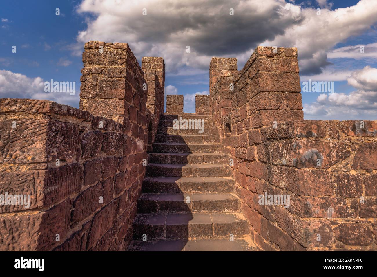 The Epic Medieval Castle of SIlves in Portugal Stock Photo - Alamy