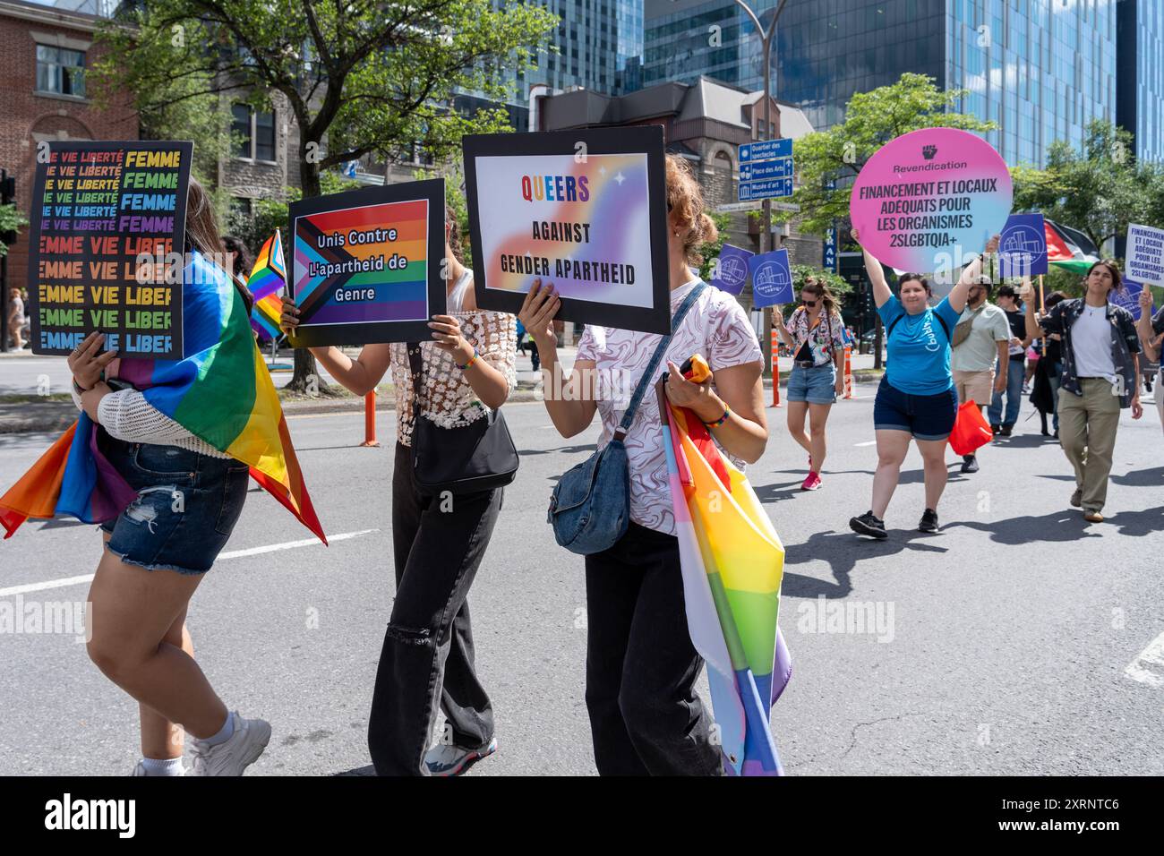 Montreal, Canada, August, 2024. Montreal Pride march gathers thousands ...