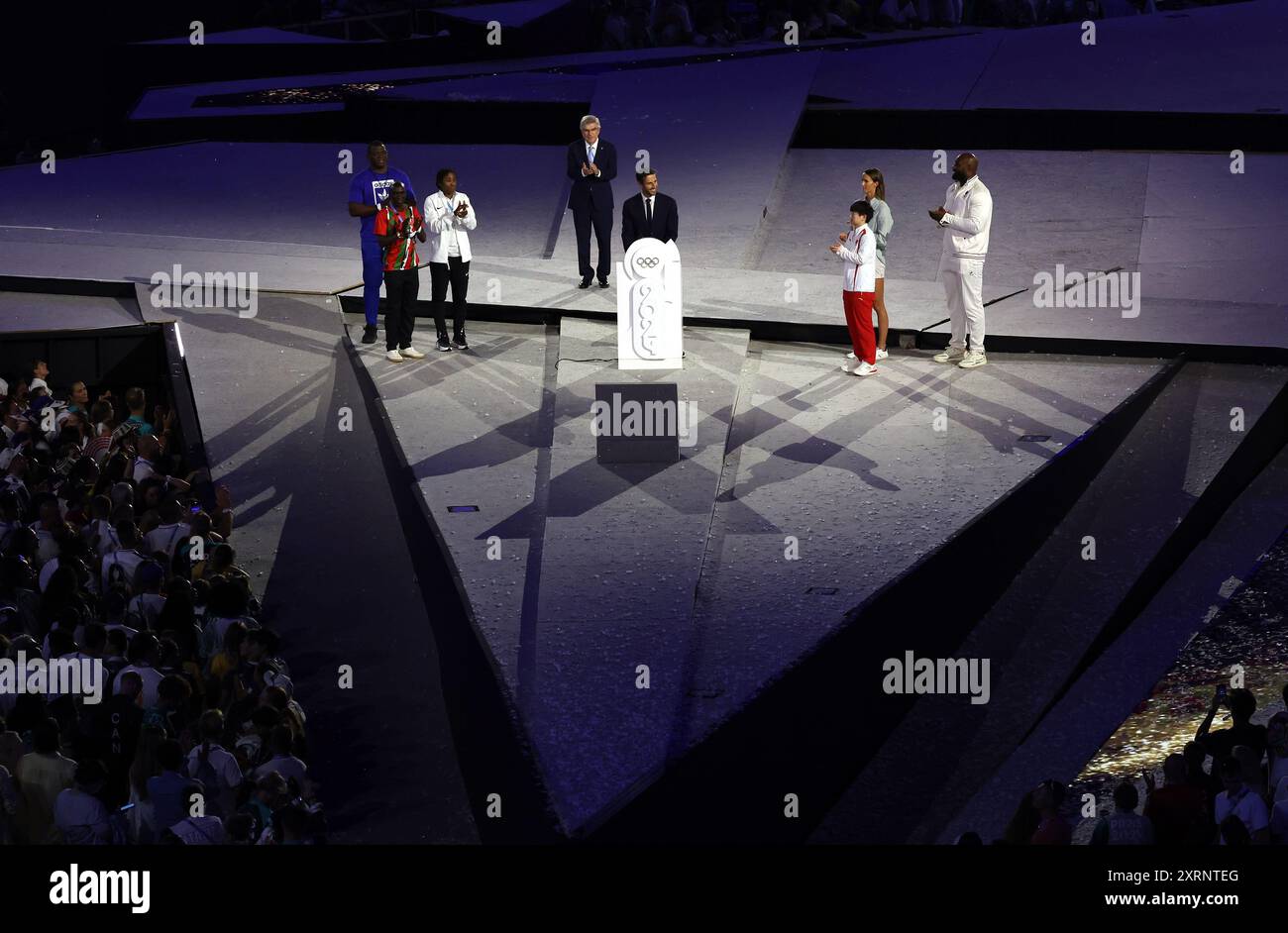 Paris, France. 11th Aug, 2024. Tony Estanguet, president of the Paris ...