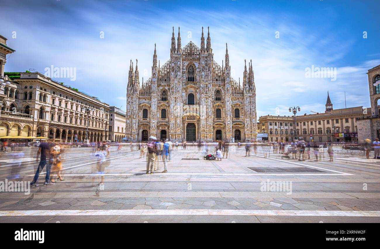 Outside view of the majestic Cathedral of Milan, Italy Stock Photo - Alamy