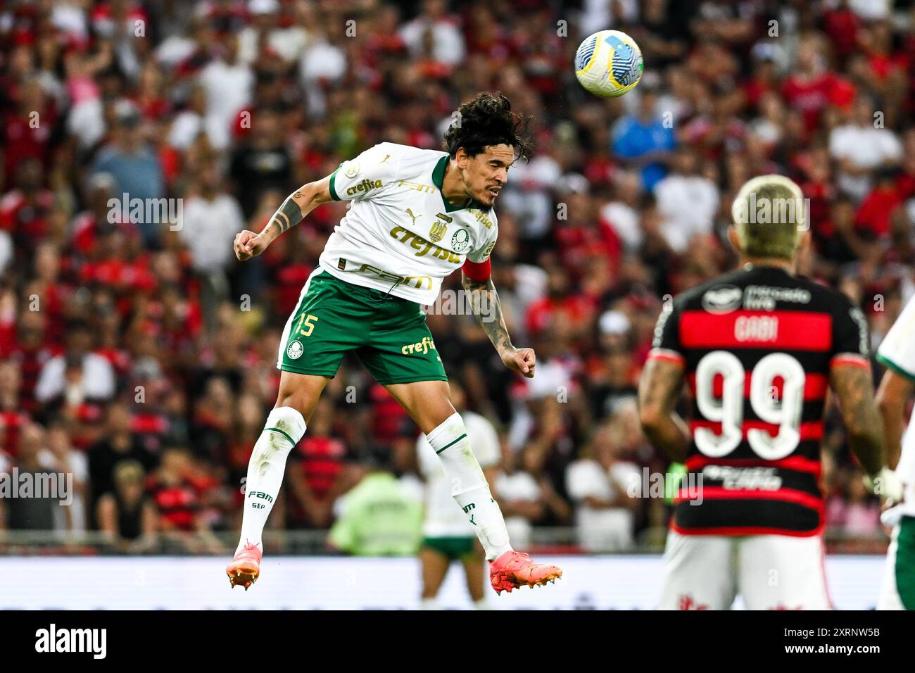 Rio, Brazil - august 11 2024: Gustavo Gomez player in match between ...
