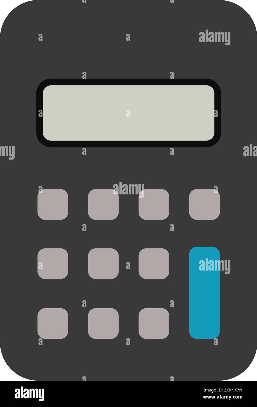 Simple calculator icon colour vector Stock Vector Image & Art - Alamy