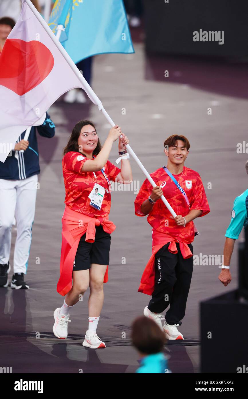 (L-R) Haruka Kitaguchi, Shigeyuki Nakarai/Shigekix (JPN), AUGUST 11, 2024 : The Paris 2024 ...