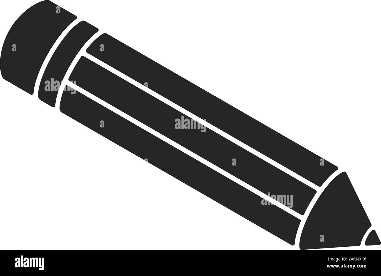 Classic wooden pencil used for school stationary supplies with eraser ...