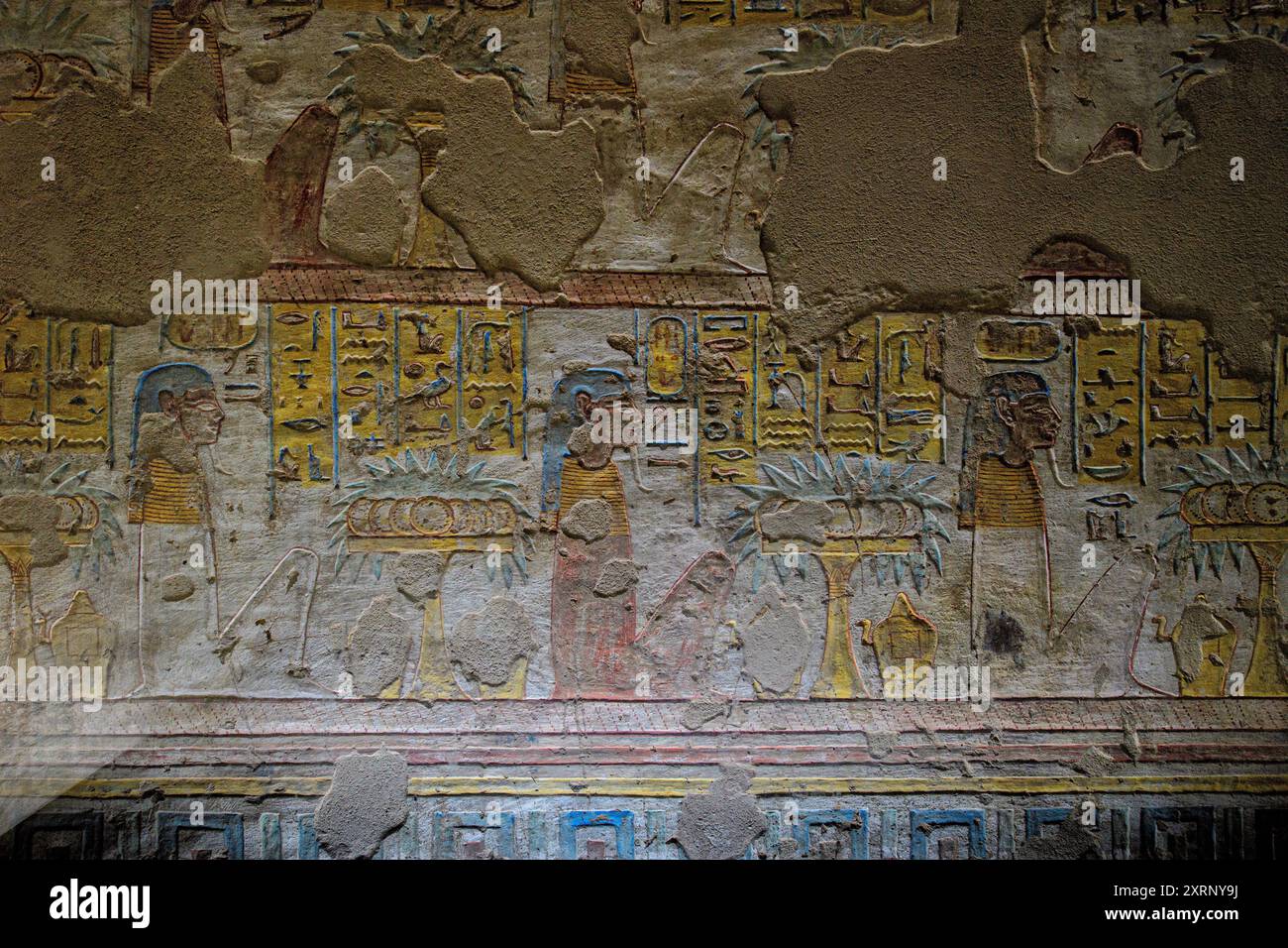 Enthroned Osiris from the niche at the back of the main hall of QV 52 ...