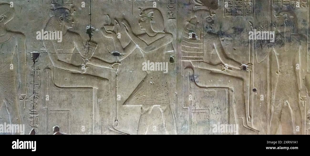 Bas Relief from the eastern section of the North Wall in the Chapel of ...