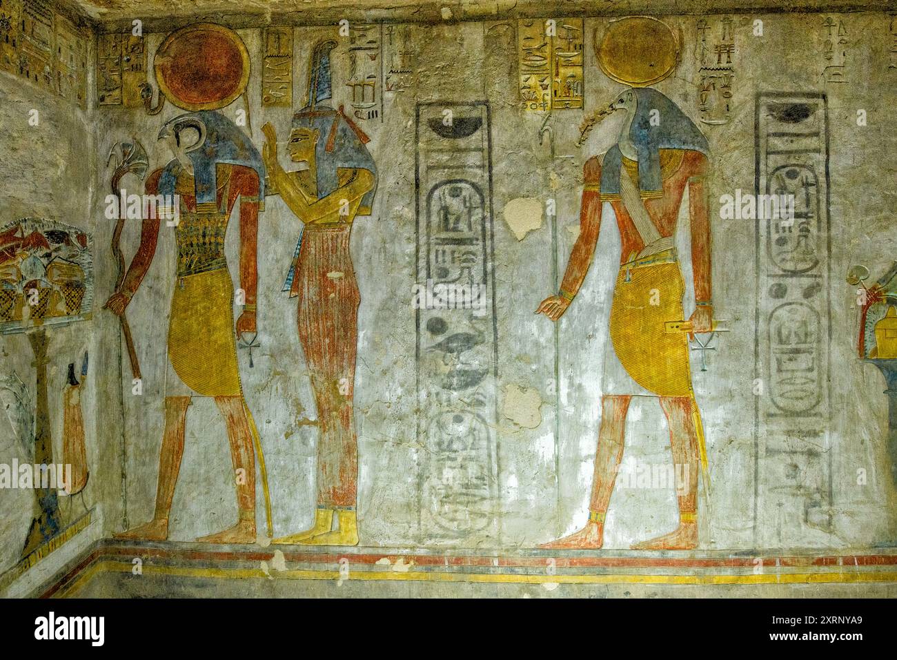 Various Deities from the antechamber of KV14, the tomb of Tausert and ...