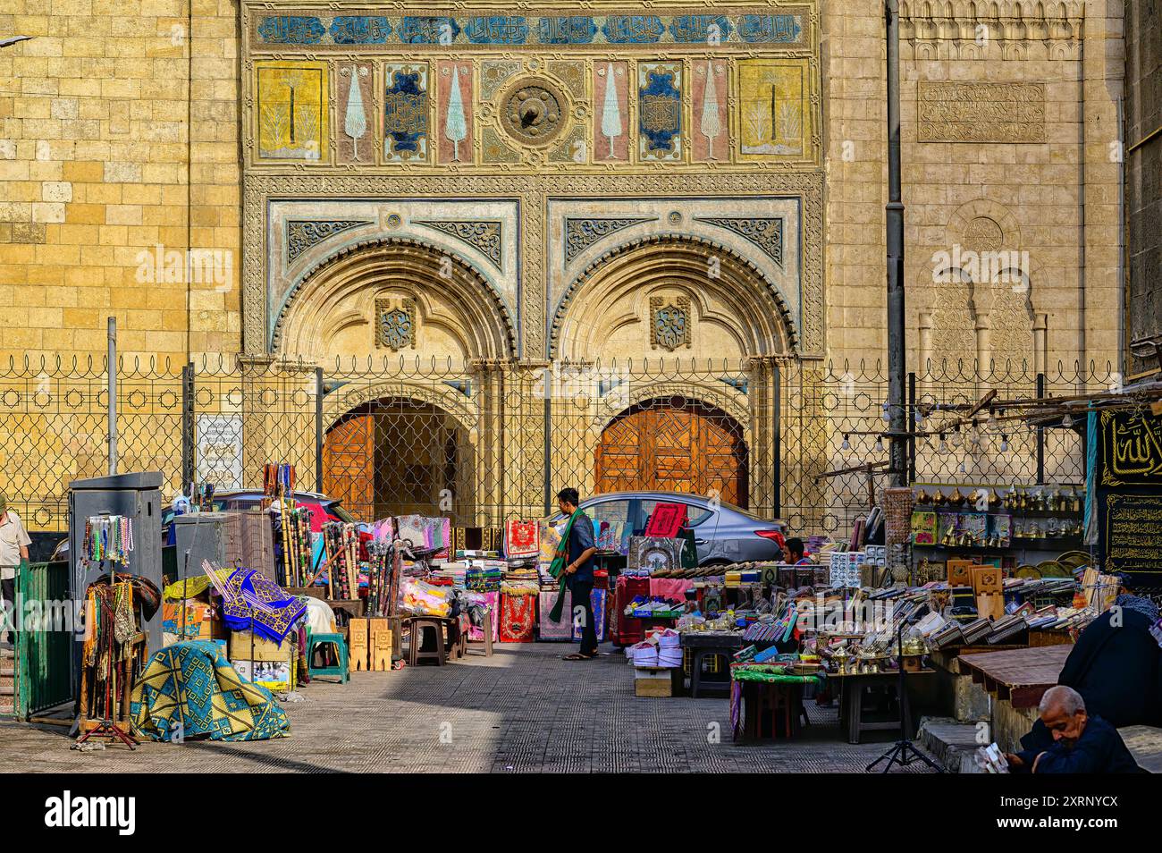 Market area in front the Ottoman doors known as Bab al-Muzaynin - the ...