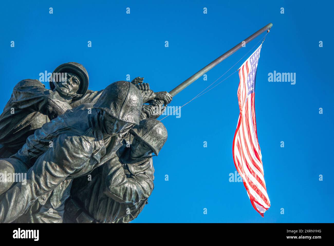 Iwo Jima Memorial or Marine Corps War Memorial in Arlington Ridge Park ...