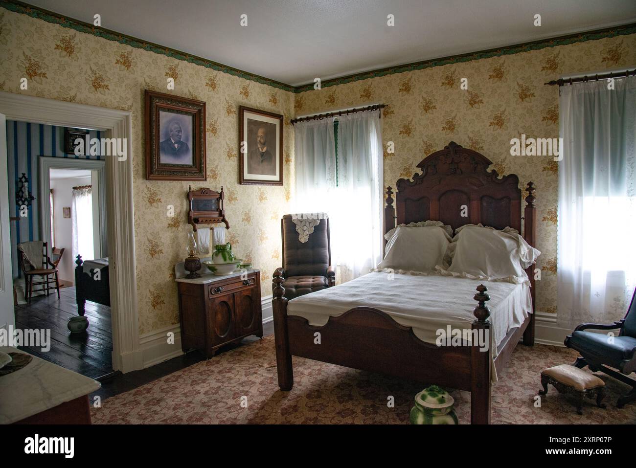 Anna Murray Douglass bedroom in Frederick Douglass's Cedar Hill home in ...