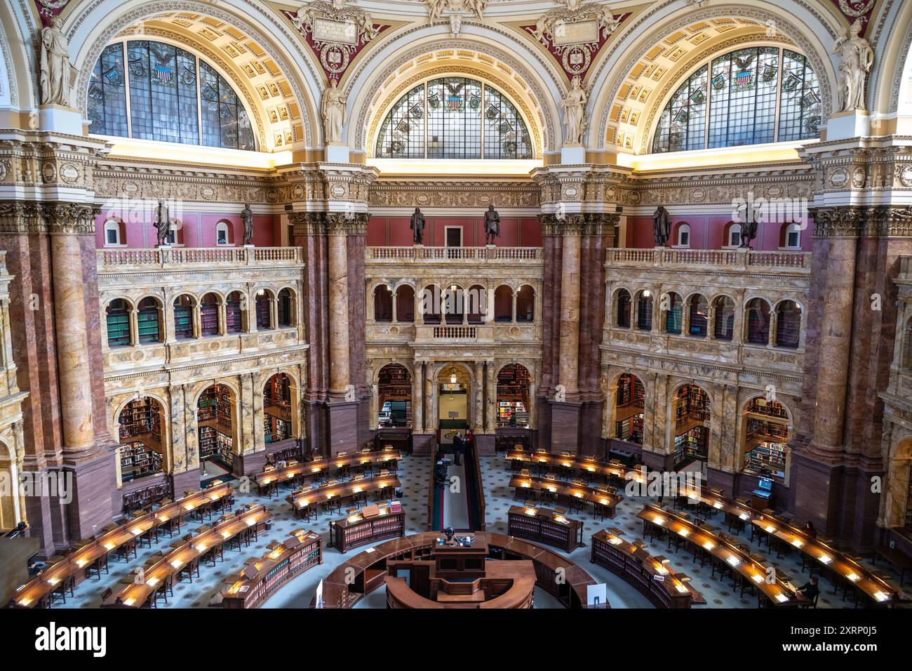 Main reading room library of congress hi-res stock photography and ...