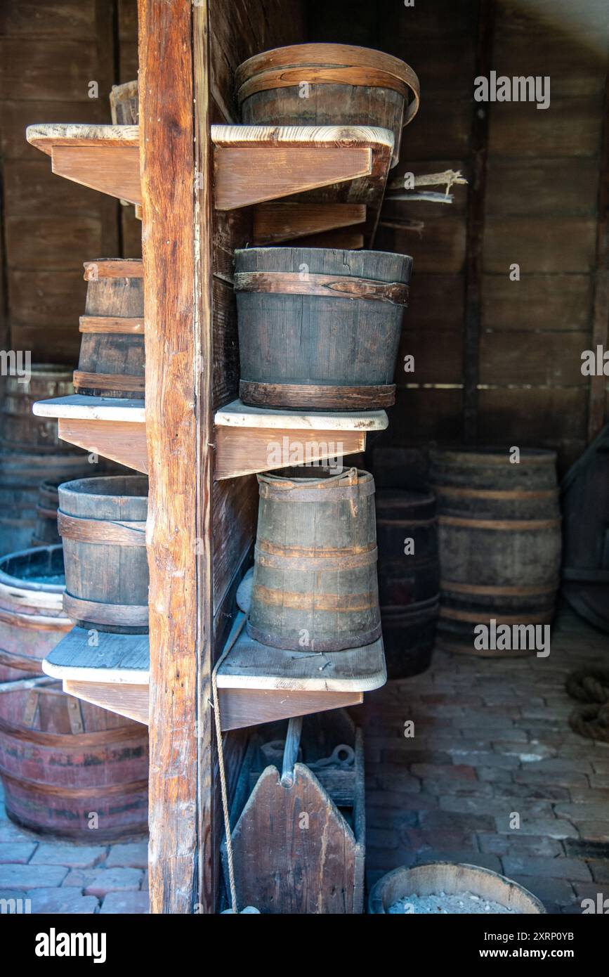 salt house at George Washington's Mount Vernon estate Stock Photo - Alamy
