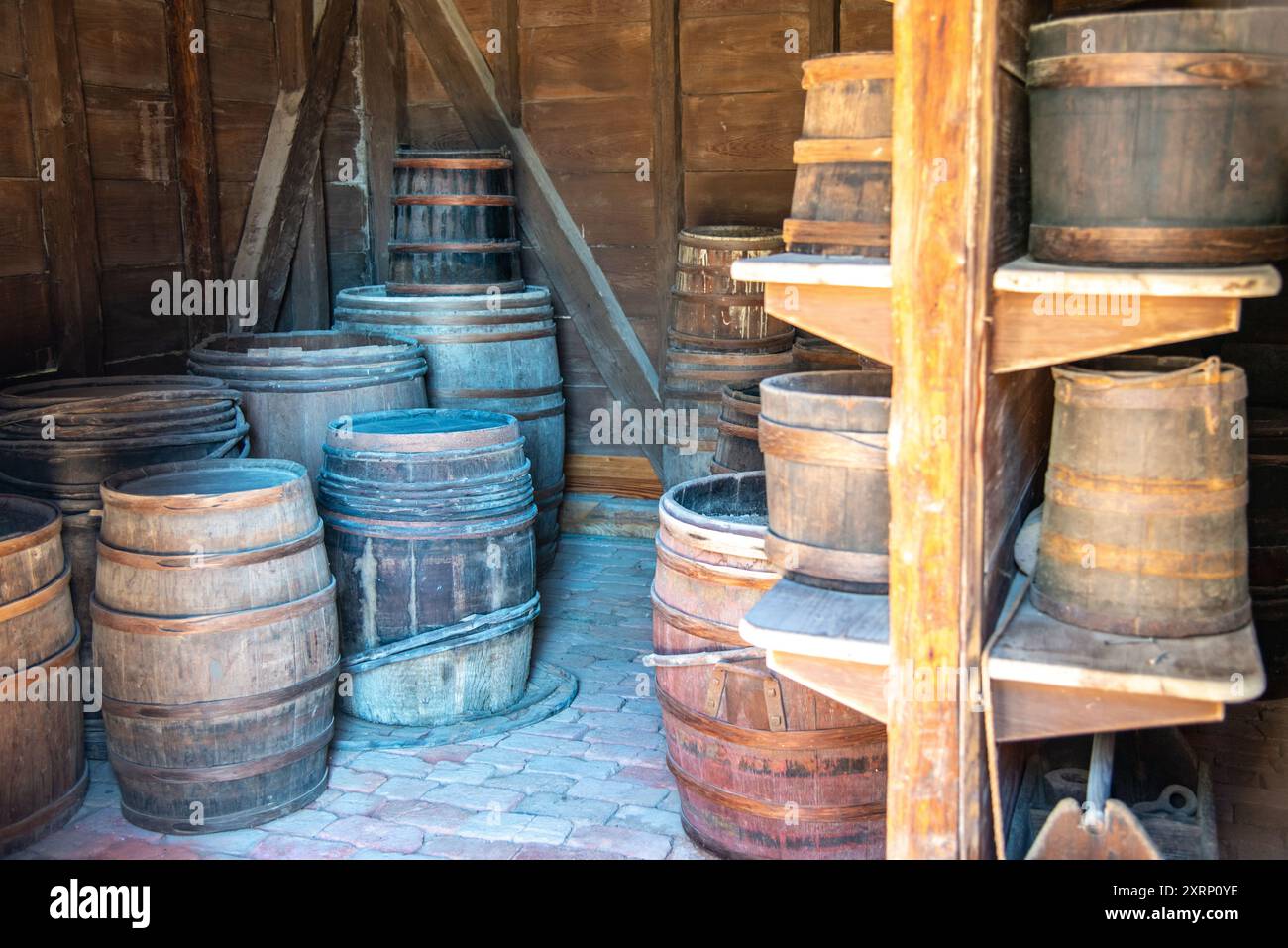 salt house at George Washington's Mount Vernon estate Stock Photo - Alamy