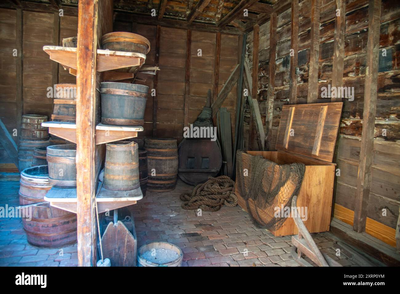 salt house at George Washington's Mount Vernon estate Stock Photo - Alamy