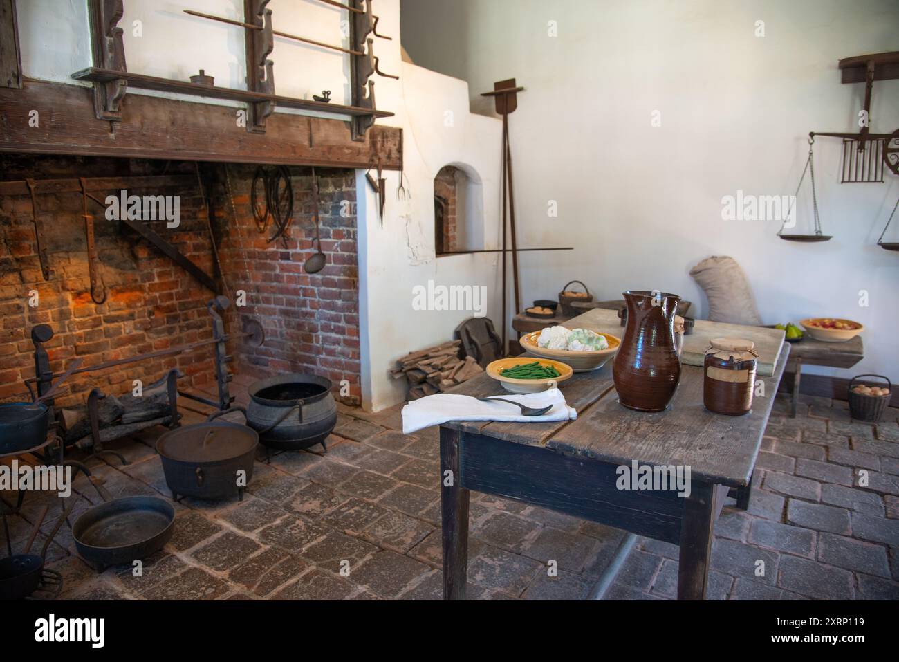 kitchen at George Washington's Mount Vernon estate Stock Photo - Alamy