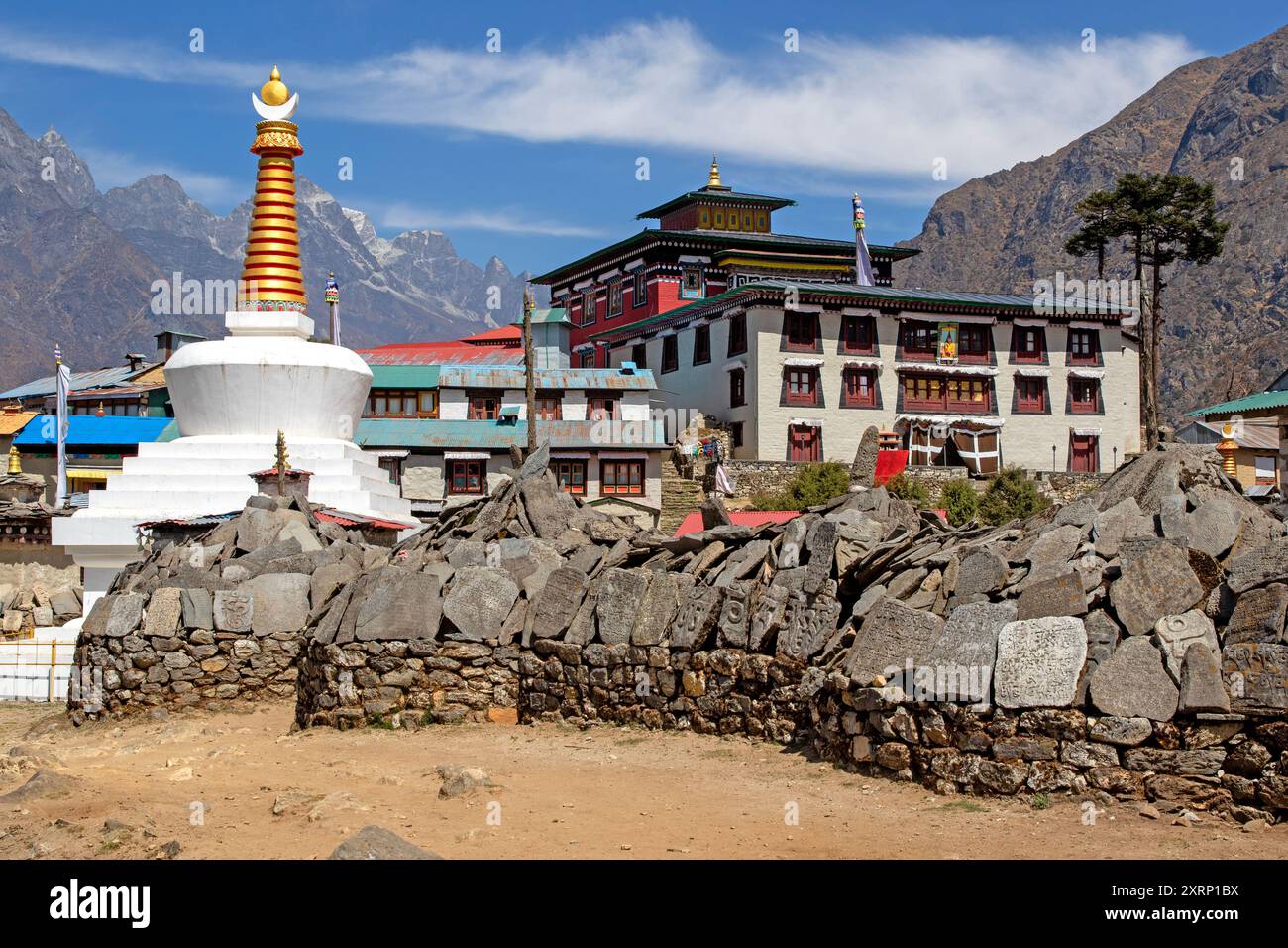 Tengboche monastery hi-res stock photography and images - Alamy