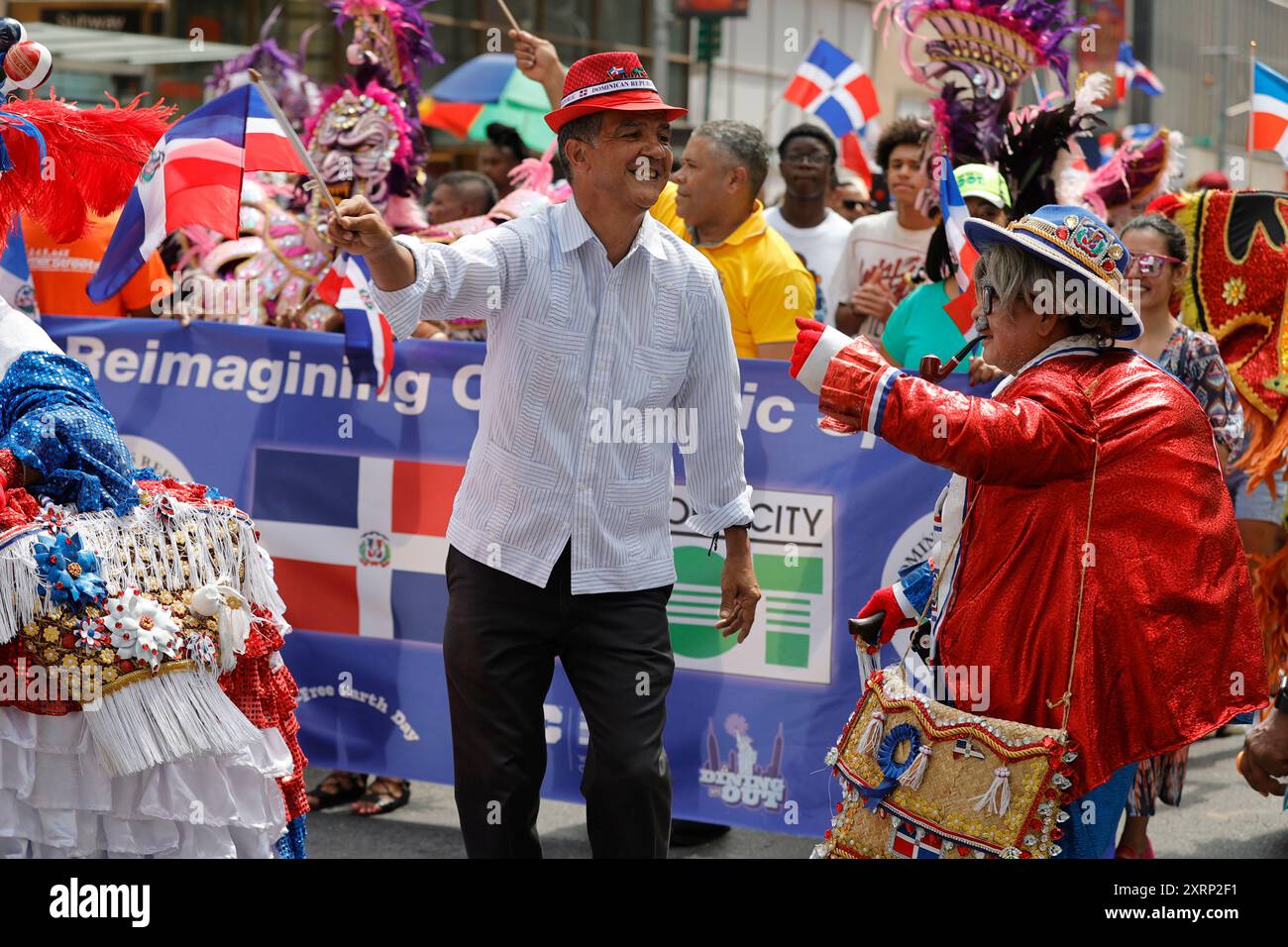 New York, USA, August 11, 2024 - NYC DOT Commissioner Ydanis Rodriguez ...
