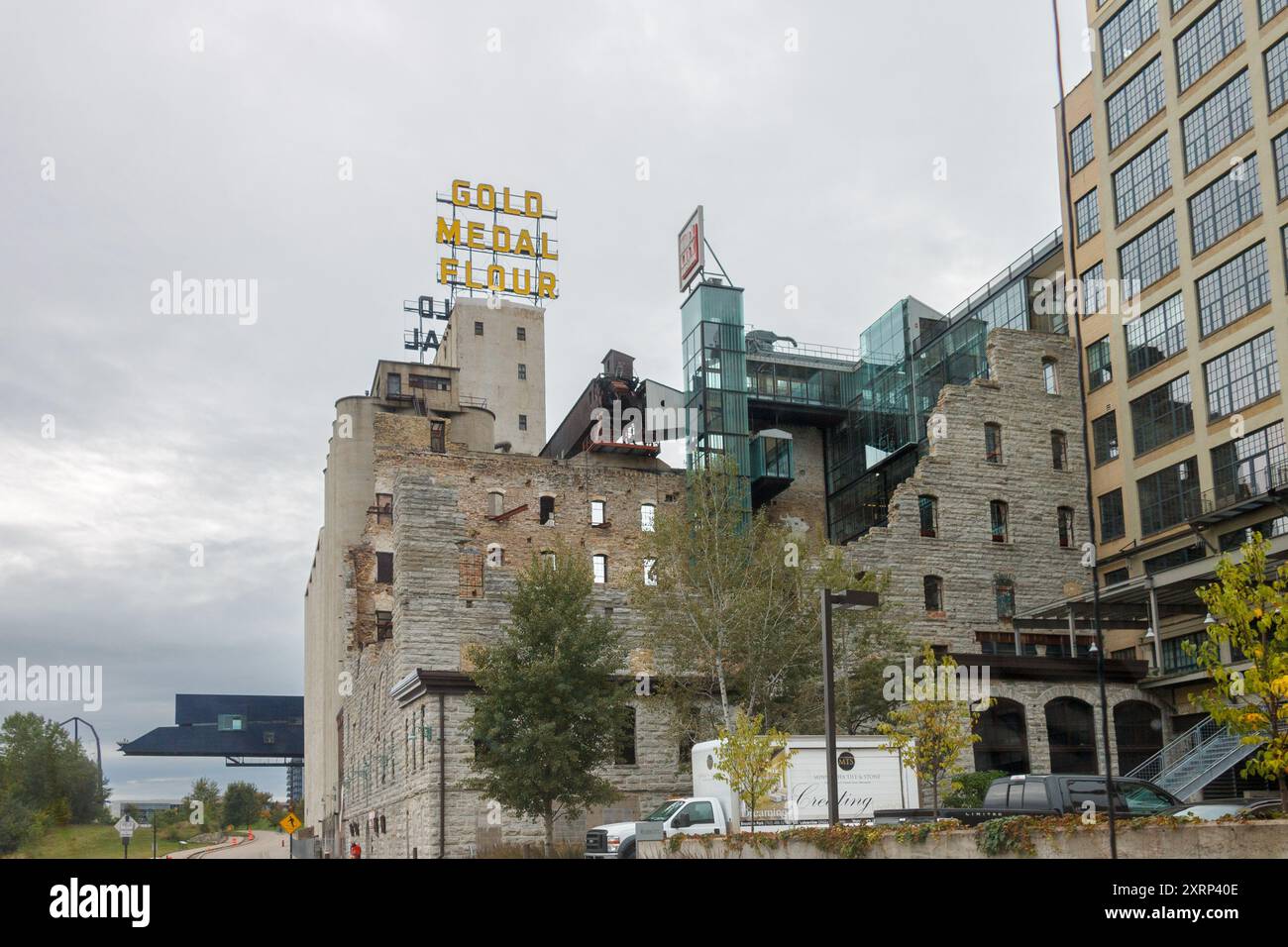 The Mill City Museum building in Minneapolis, Minnesota, United States ...