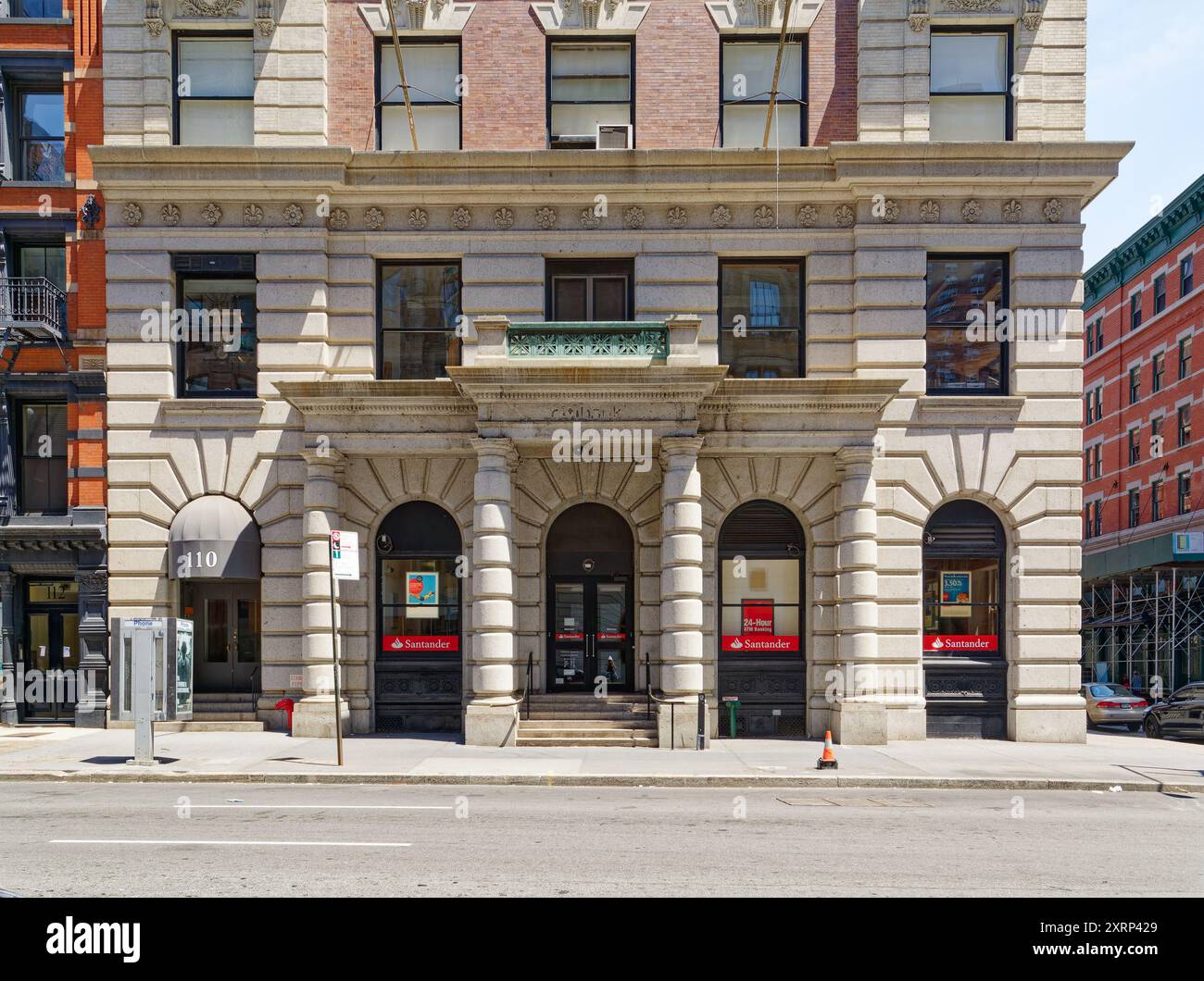 Borden House, 110 Hudson Street, Tribeca West Historic District, is a ...