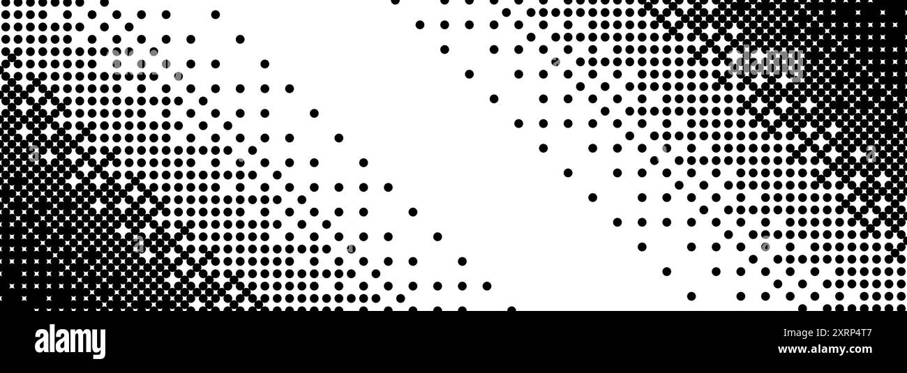 Black and white diagonal bitmap gradient texture. Slanted dithered ...