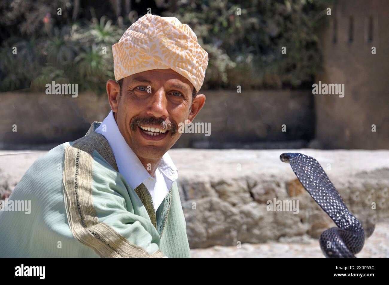 Snake Charmer with Cobra, Medina, Tangier, Tangier-Tétouan Region ...