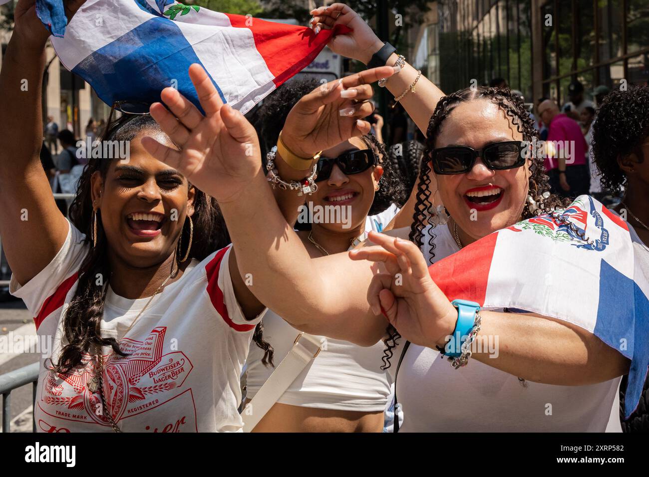 New York, USA. 11th Aug, 2024. Thousands of people attend the 42nd ...