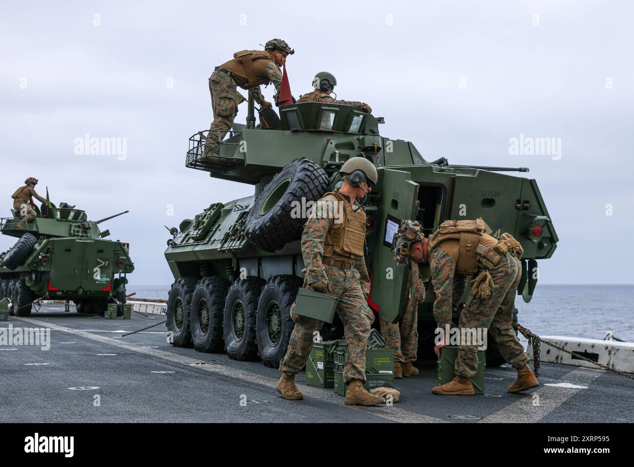 U.S. Marines assigned to Light Armored Reconnaissance Company ...