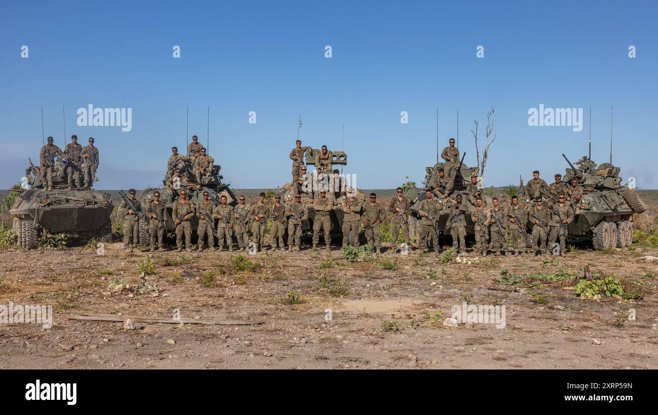 U.S. Marines with Alpha Company, 1st Light Armored Reconnaissance ...